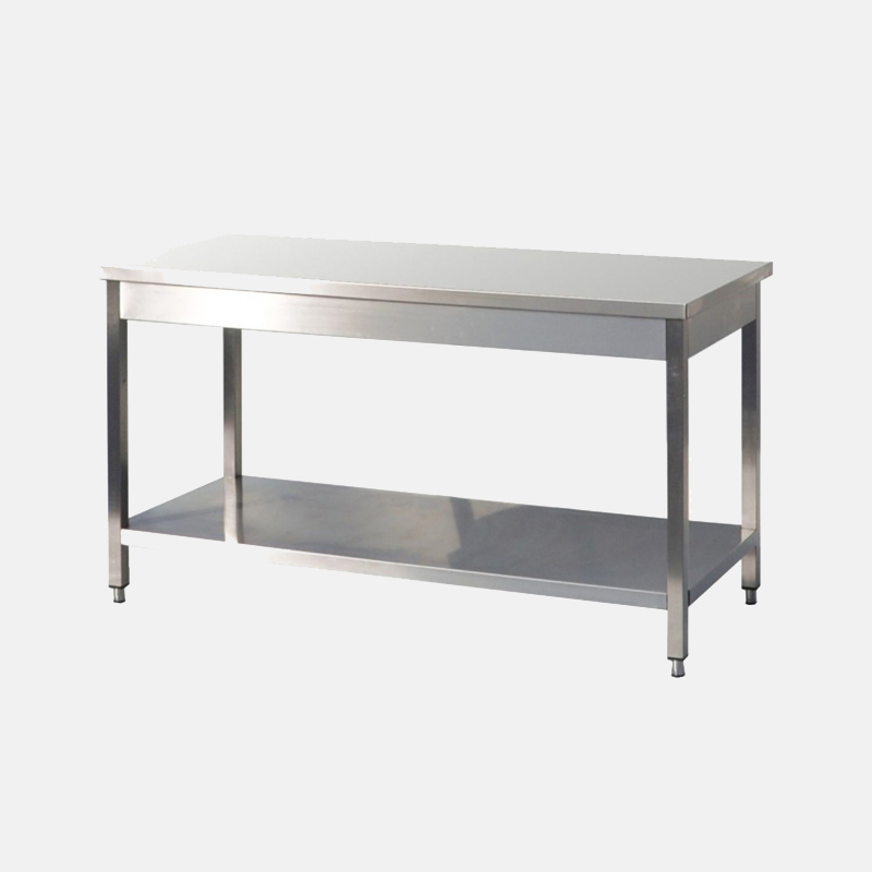 TABLE 76X213 INOX 304 – STRUCTURE GALVA – ETS Aming