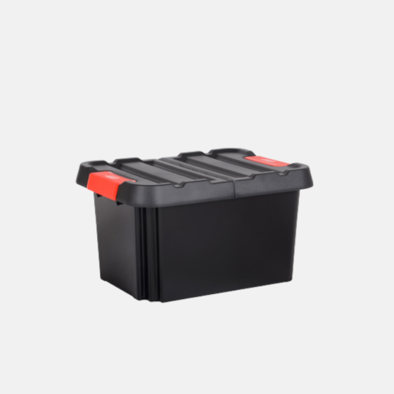 BAC NOIR STOCK'R 58L AVEC COUVERCLE - ETS Aming